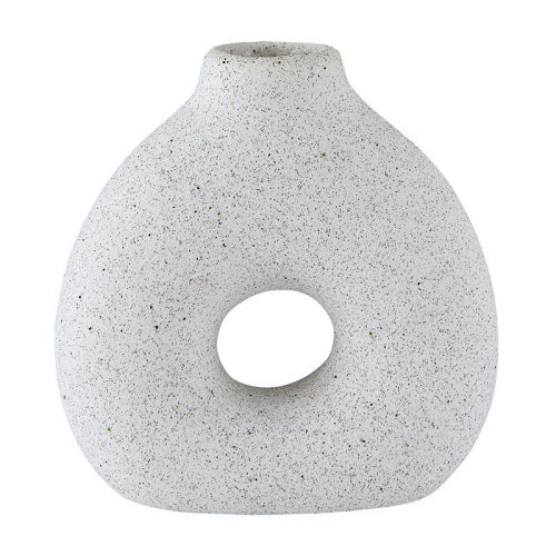Ceramic Donut shaped vase – Vintage Peony